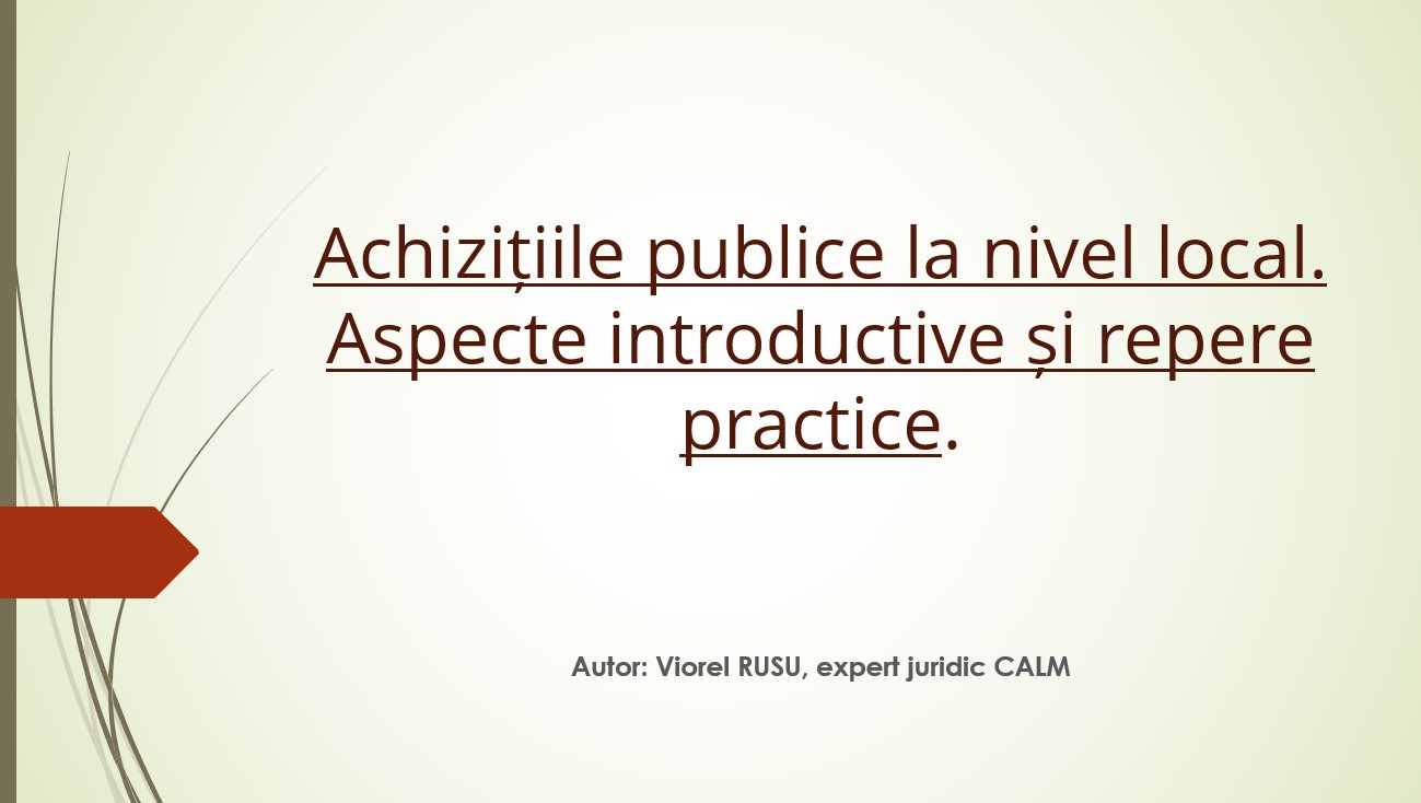 E-PLATFORMA pentru Guvernarea Locală